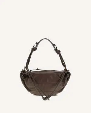 Isabel Marant Étoile Isabel Marant Maia Shoulder Bag In Lambskin Brown