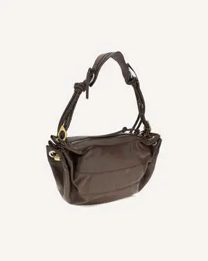 Isabel Marant Étoile Maia Shoulder Bag In Lambskin - Brown