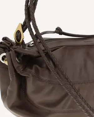 Isabel Marant Étoile Maia Shoulder Bag In Lambskin - Brown