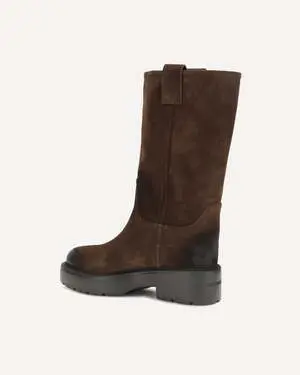 Miu Miu Suede Leather Boots