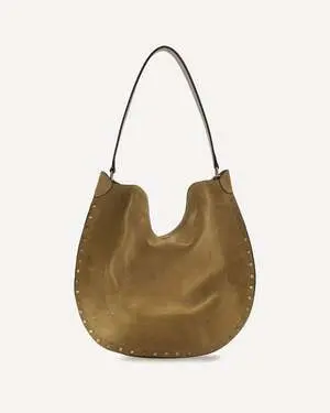 Isabel Marant Étoile Oskan Soft Shoulder Bag - Brown