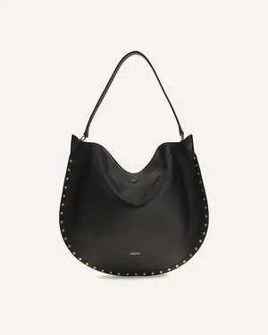 Isabel Marant Étoile Oskan Hobo Shoulder Bag - Black