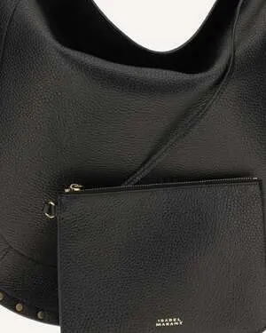 Isabel Marant Étoile Oskan Hobo Shoulder Bag - Black
