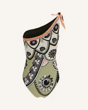 La DoubleJ Goddess One-shouder One-piece Swimsuit Femae