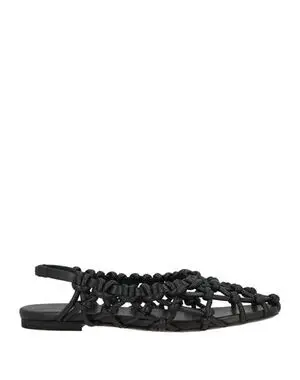 ODISSI Ballet Flats Size Textile Fibers - Black