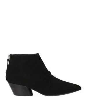 HALMANERA Ankle Boots Size Leather - Black