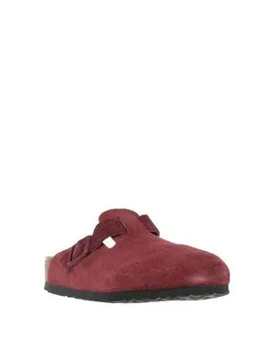 BIRKENSTOCK Mules & Clogs Burgundy Size Leather
