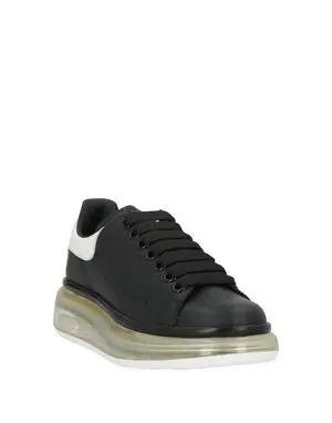 Alexander McQueen Leather Sneakers - Black