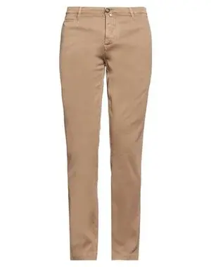 JACOB COHЁN Pants Taupe Size Cotton, Elastane - Grey