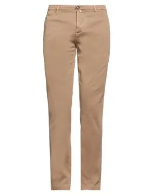 JACOB COHЁN Pants Taupe Size Cotton, Elastane