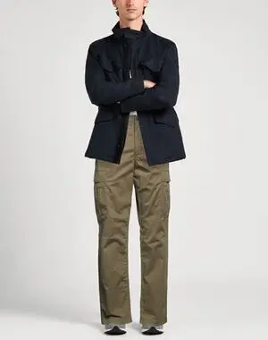 Timberland Cargo Pants In Cotton And Elastane With Leather Accents