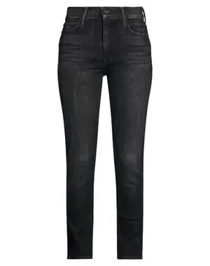 MOTHER Jeans Size Cotton, Post-consumer Recycled Cotton, Polyester, Elastane - Black