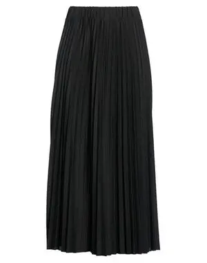 OLTRE Maxi Skirt Size Polyester, Viscose, Elastane - Black