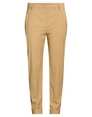MANILA GRACE Pants Camel Size Polyester, Viscose, Wool, Elastane