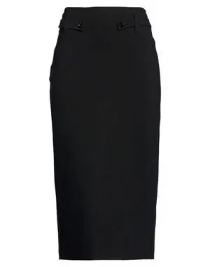 MANILA GRACE Midi Skirt Size Viscose, Polyamide, Elastane - Black