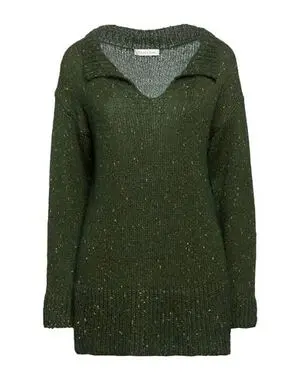 MANILA GRACE Sweater Military Size Acrylic, Polyamide, Mohair Wool, Polyester - Green