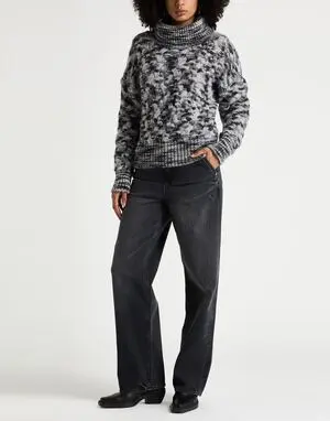MANILA GRACE Turtleneck Light Size Wool, Polyamide