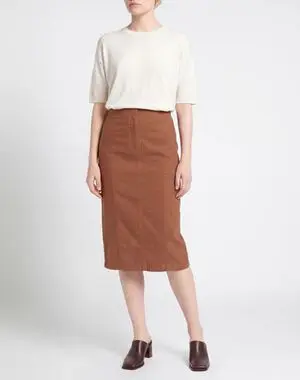 120% Lino Midi Skirt