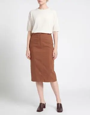 120% Lino Midi Skirt