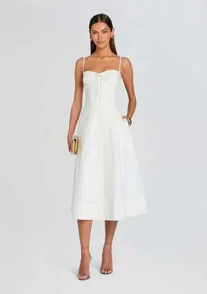 SEROYA Mirelle Dress - White