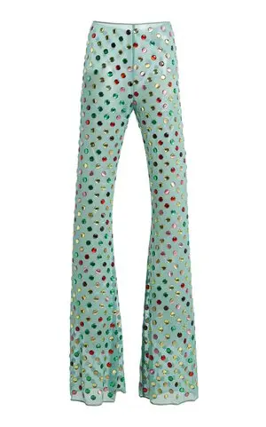 Oseree Exclusive Bubbles Flare Pants - Blue