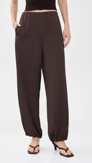 Vince Plisse Crinkle Balloon Pants