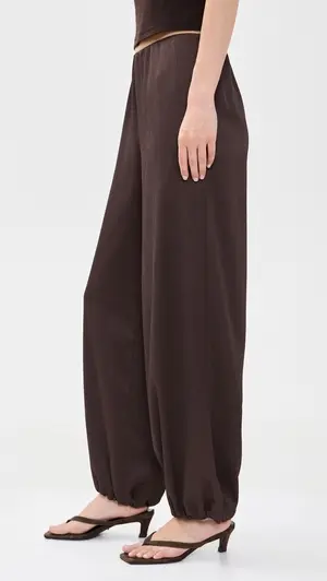 Vince Plisse Crinkle Balloon Pants