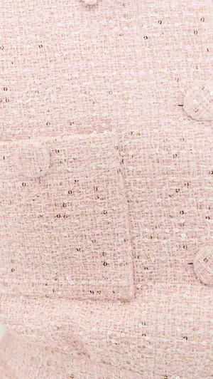 Bardot Bennett Bouclé Jacket With Sequin Embellishments