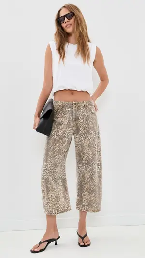 Lioness Horseshoe Cropped Jeans