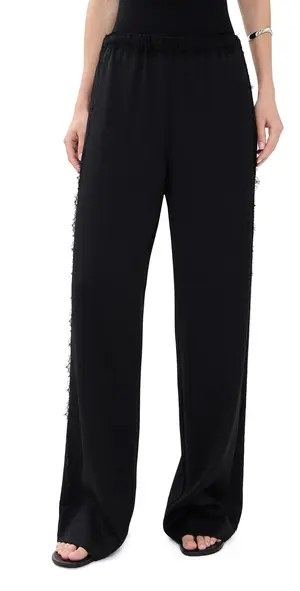 Vince Lace Trim Pull On Trousers