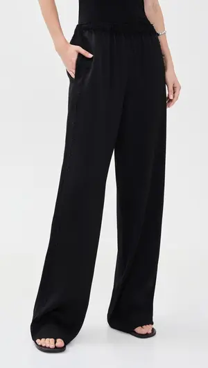 Vince Lace Trim Pull On Trousers