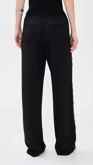 Vince Lace Trim Pull On Trousers