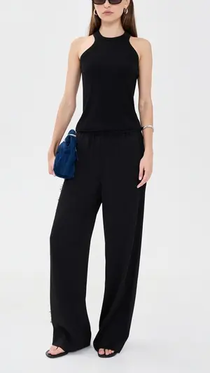 Vince Lace Trim Pull On Trousers