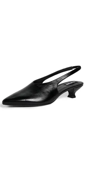ALOHAS Eros Slingback Heels - Black