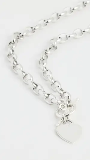 Shashi Heart Charm Necklace