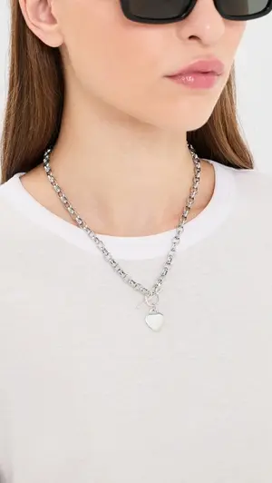 Shashi Heart Charm Necklace