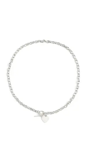 Shashi Heart Charm Necklace