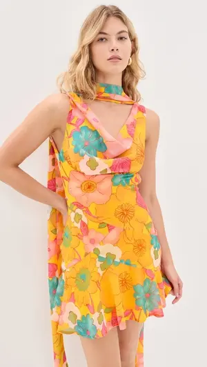 NEVER FULLY DRESSED Sophie Floral Mini Dress