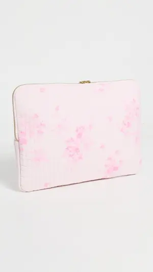 LoveShackFancy Bow Detail Laptop Sleeve
