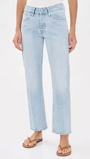 Good American Vintage Straight Ankle Jeans