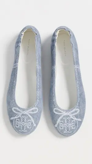 Tory Burch Reva Travel Ballet Flats
