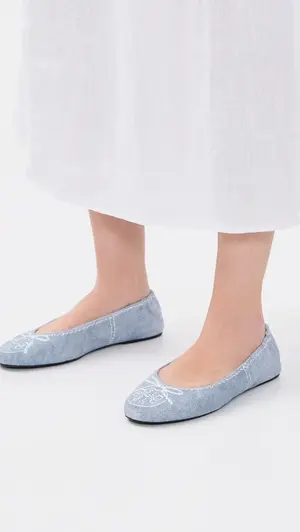 Tory Burch Reva Travel Ballet Flats