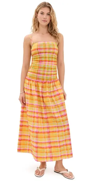 NEVER FULLY DRESSED Check Lola Dress