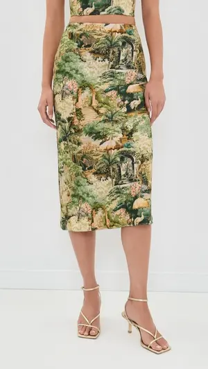 Alice + Olivia Maeve Slip Skirt