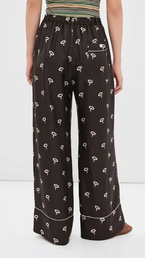 Marni Silk Satin Trousers