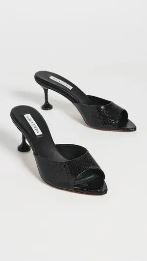AQUAZZURA Bisous Mules 65mm
