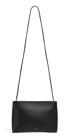 Vince Top Zip Pouch - Black