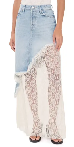 MOTHER The Peek-a-boo- Maxi Skirt - Head Rush