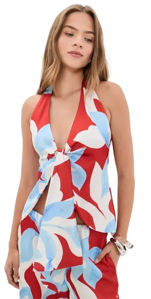 SEVEN WONDERS Kaeli Halter Top
