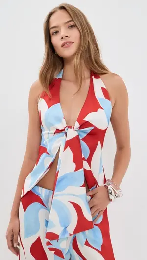 SEVEN WONDERS Kaeli Halter Top